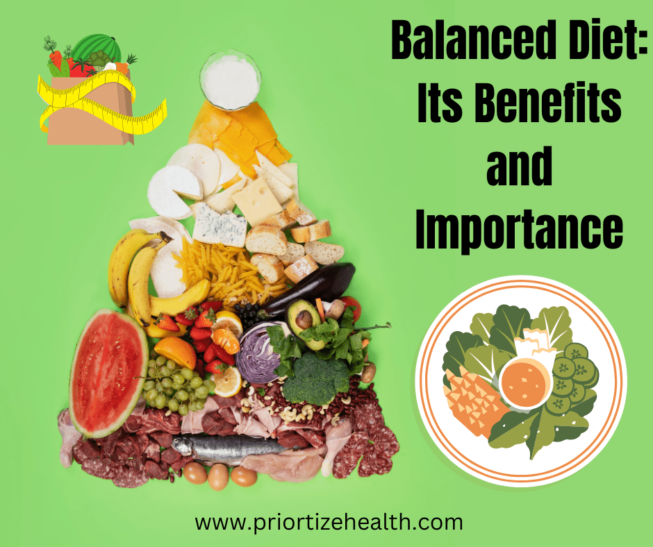 Balanced Diet: Its Benefits and Importance. - Priortize Health